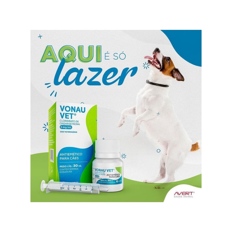 Antiemético Vonau Vet 30ml para Cães