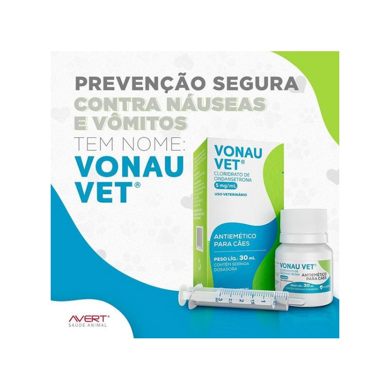 Antiemético Vonau Vet 30ml para Cães