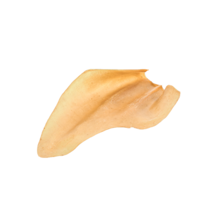 Petisco Orelha Bovina Seca Petiscão para Cachorros 1un