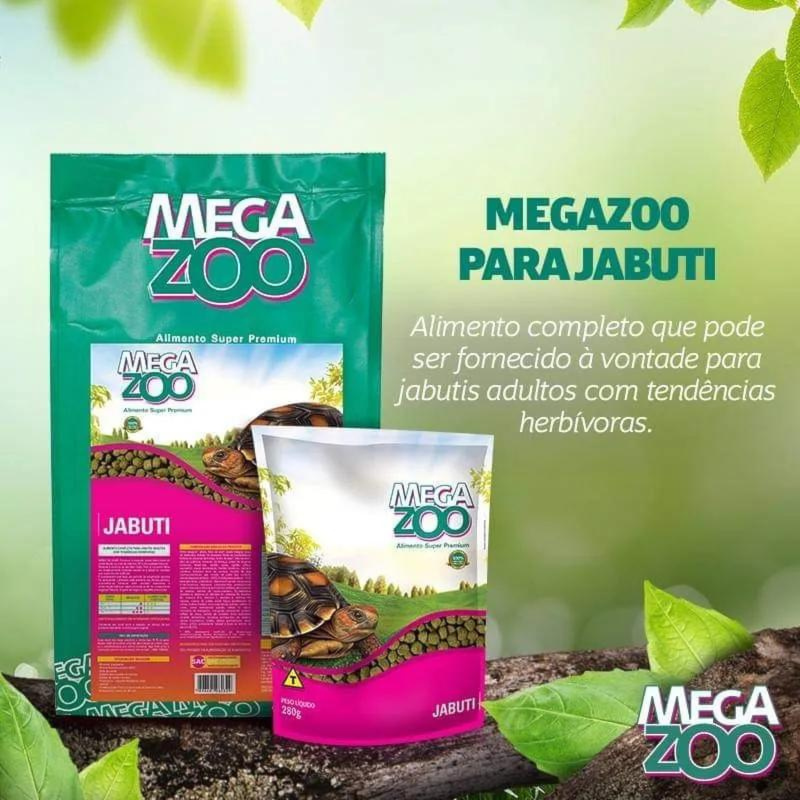 Ração Seca Megazoo Extrusada para Jabutis 280gr Ração Seca Megazoo Extrusada para Jabutis 280gr