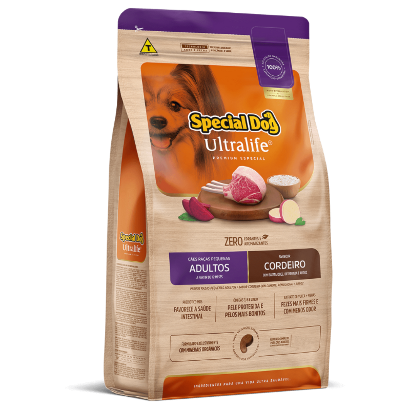 Ração Special Dog Ultralife Cães Adultos Raças Pequenas 1kg Sabor ...