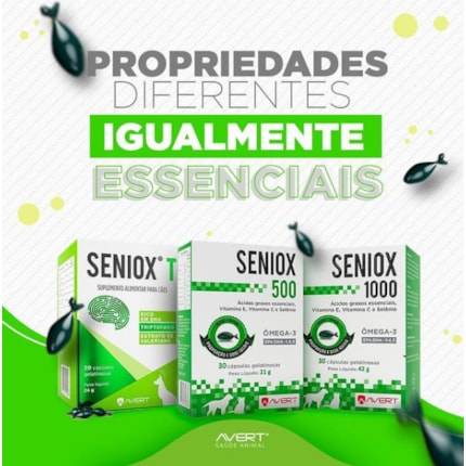 Seniox T suplemento para cachorros 30 capsulas