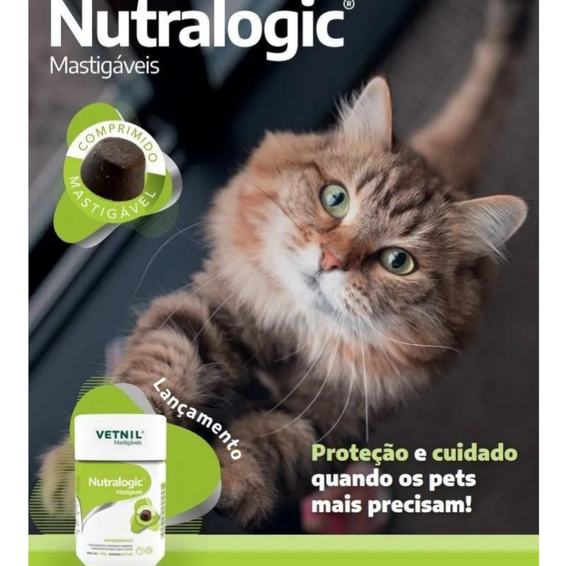 Suplemento Alimentar Nutralógic Vetnil para Cachorros e Gatos